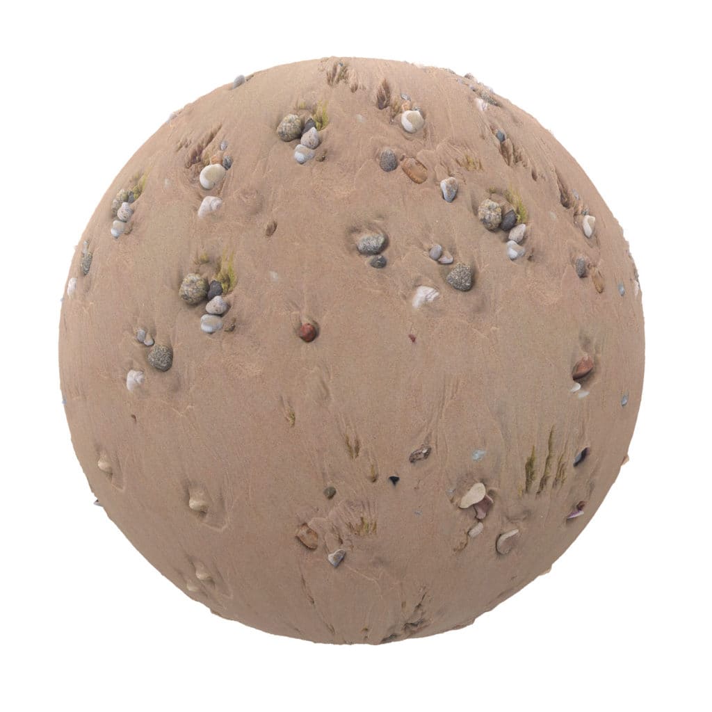 Sand with Stones PBR Texture
