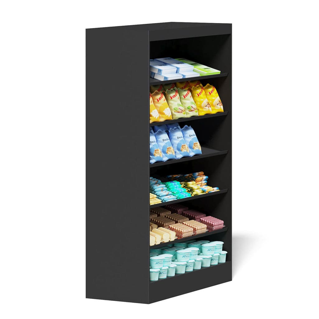 Market Shelf 3D Model - Snacks