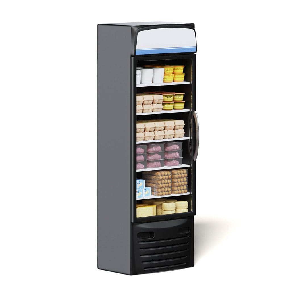 Market Fridge 3D Model
