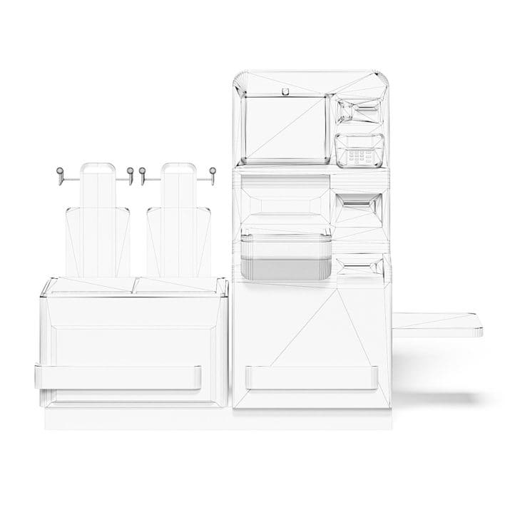 Self Service Cash Register 3D Model