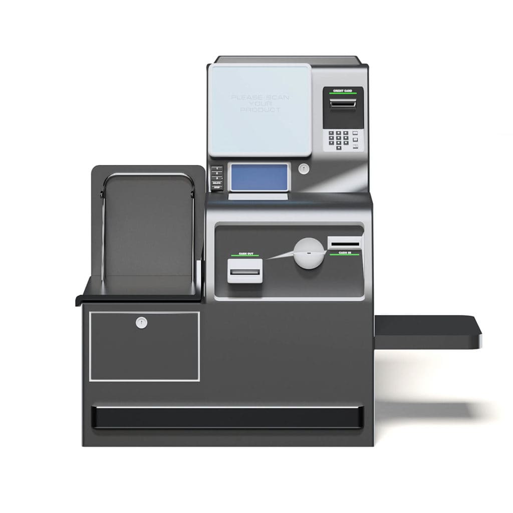Self Service Cash Register 3D Model