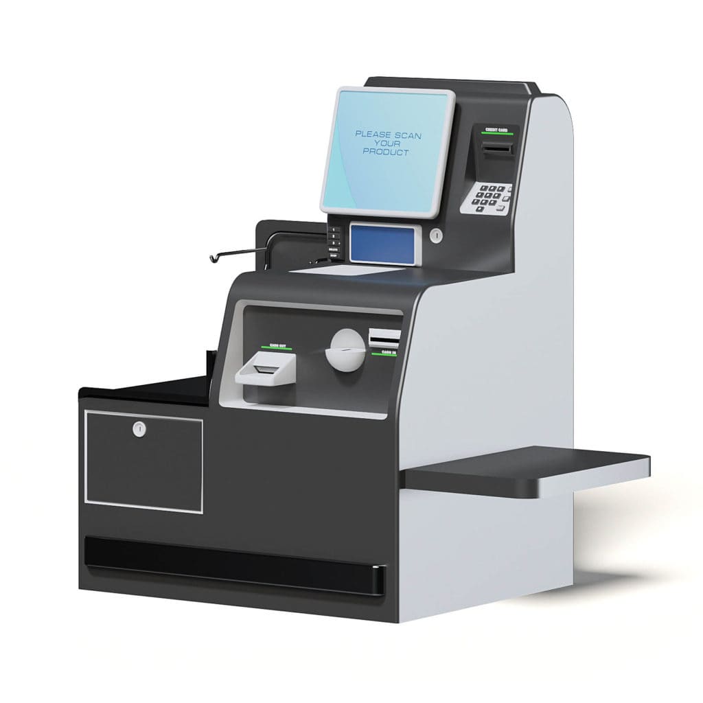 Self Service Cash Register 3D Model
