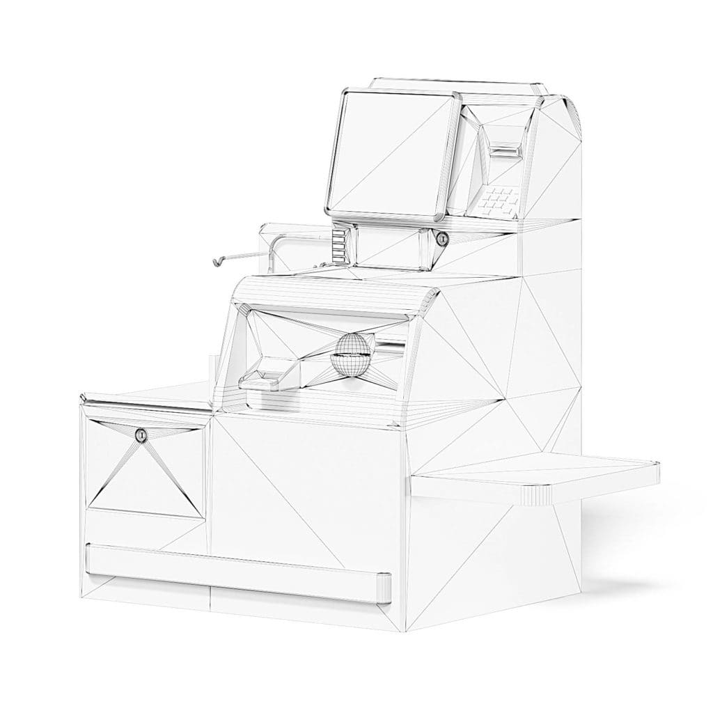 Self Service Cash Register 3D Model