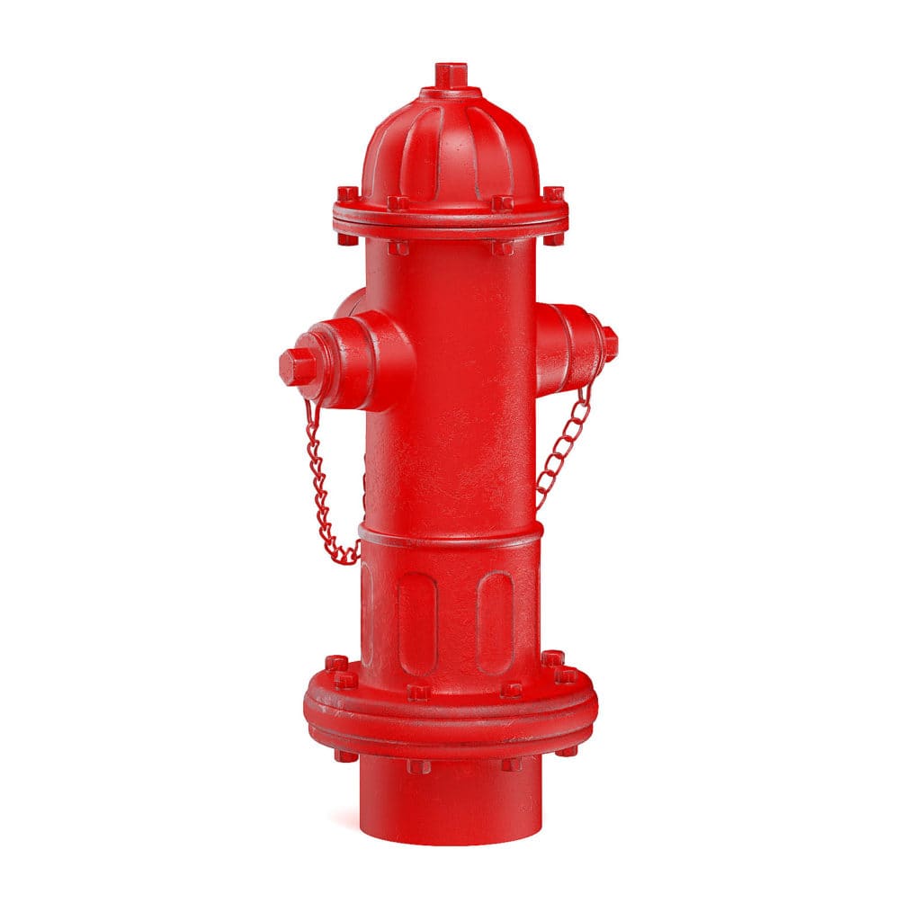 Red Fire Hydrant 3D Model