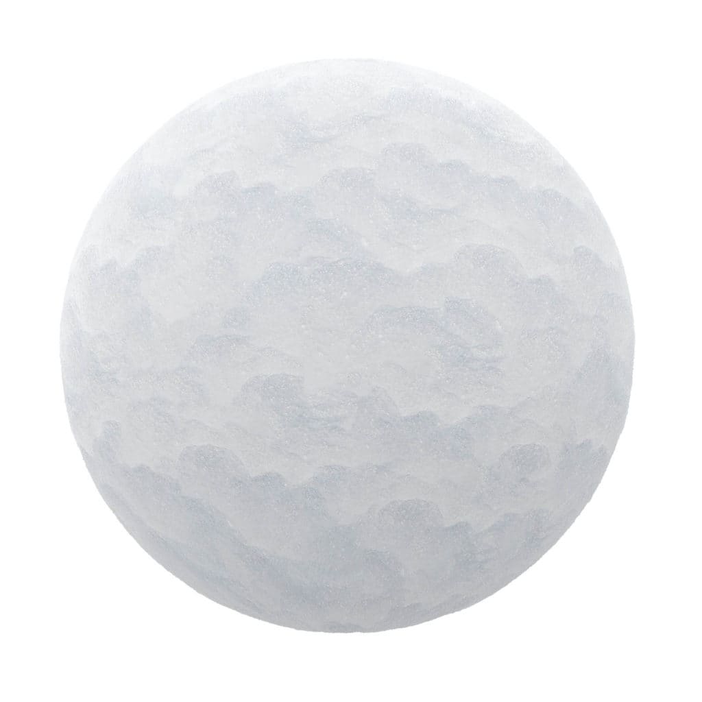 Wavy Snow PBR Texture
