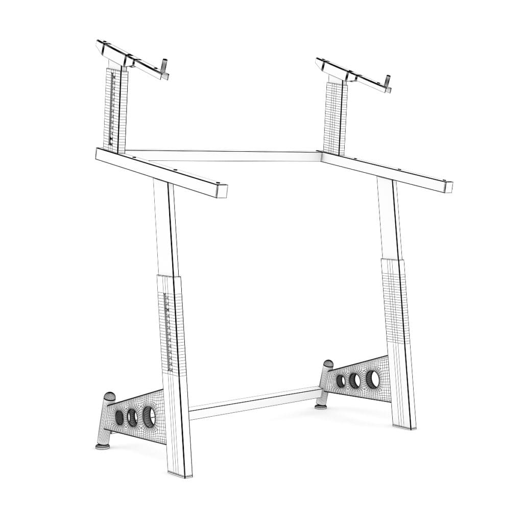 Keyboard Stand 1 Cgaxis 3d Models Pbr Hdri For Your 3d Visualizations Projects