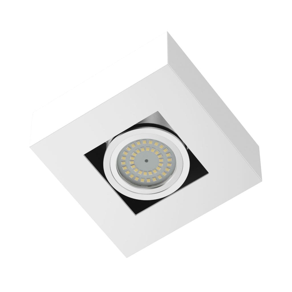 Rectangular Halogen Light 3D Model