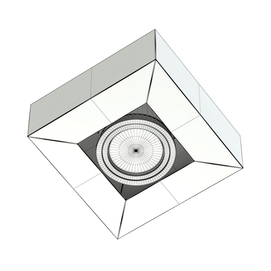 Rectangular Halogen Light 3D Model