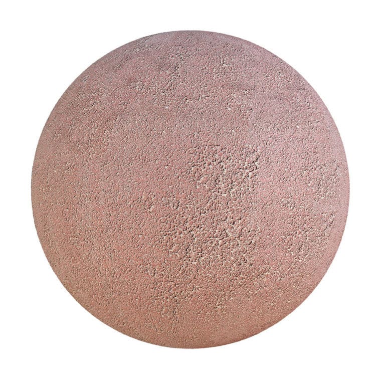 Red Painted Asphalt PBR Texture