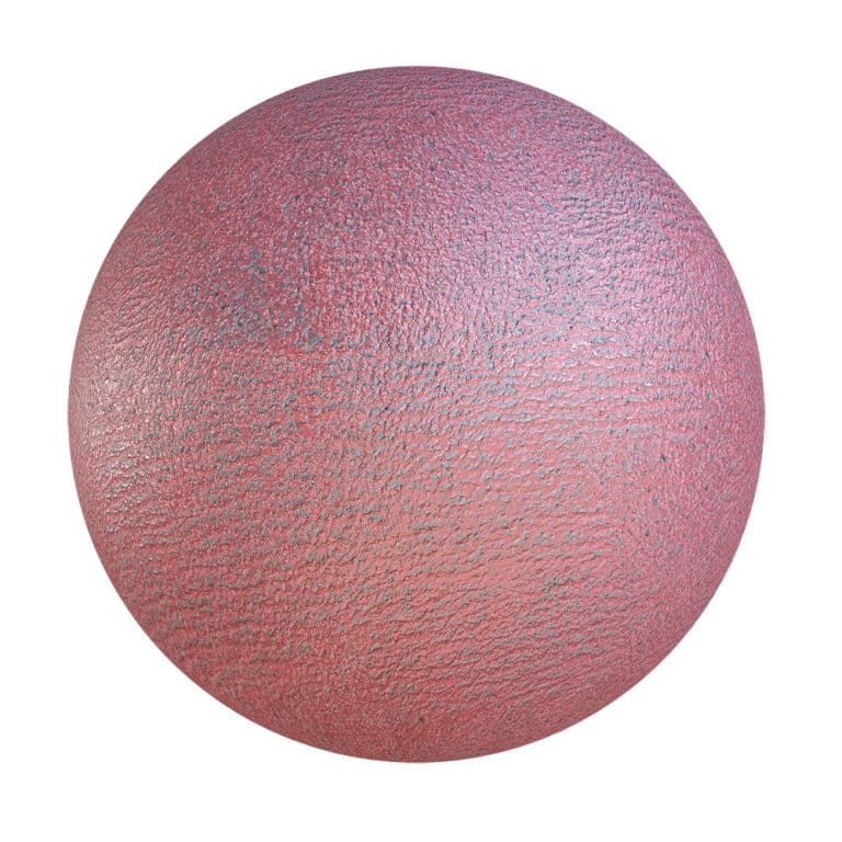 Red Painted Asphalt PBR Texture