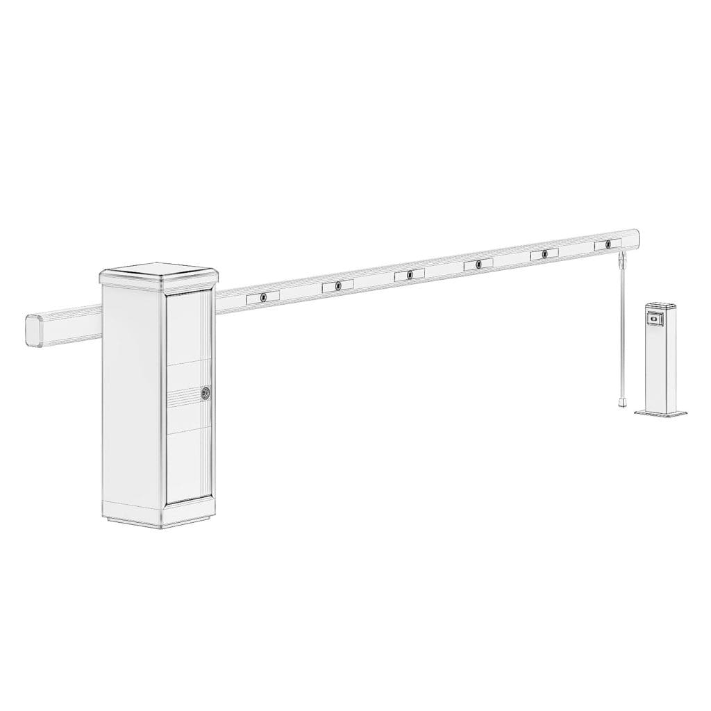 Traffic Barrier 3D Model