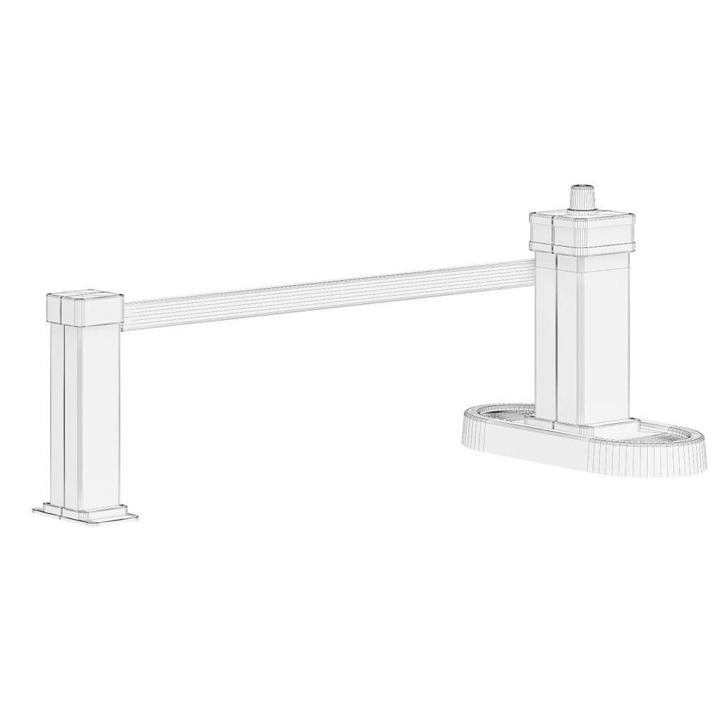 Traffic Barrier 3D Model