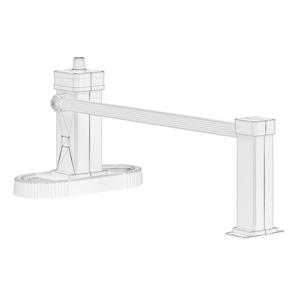 Traffic Barrier 3D Model