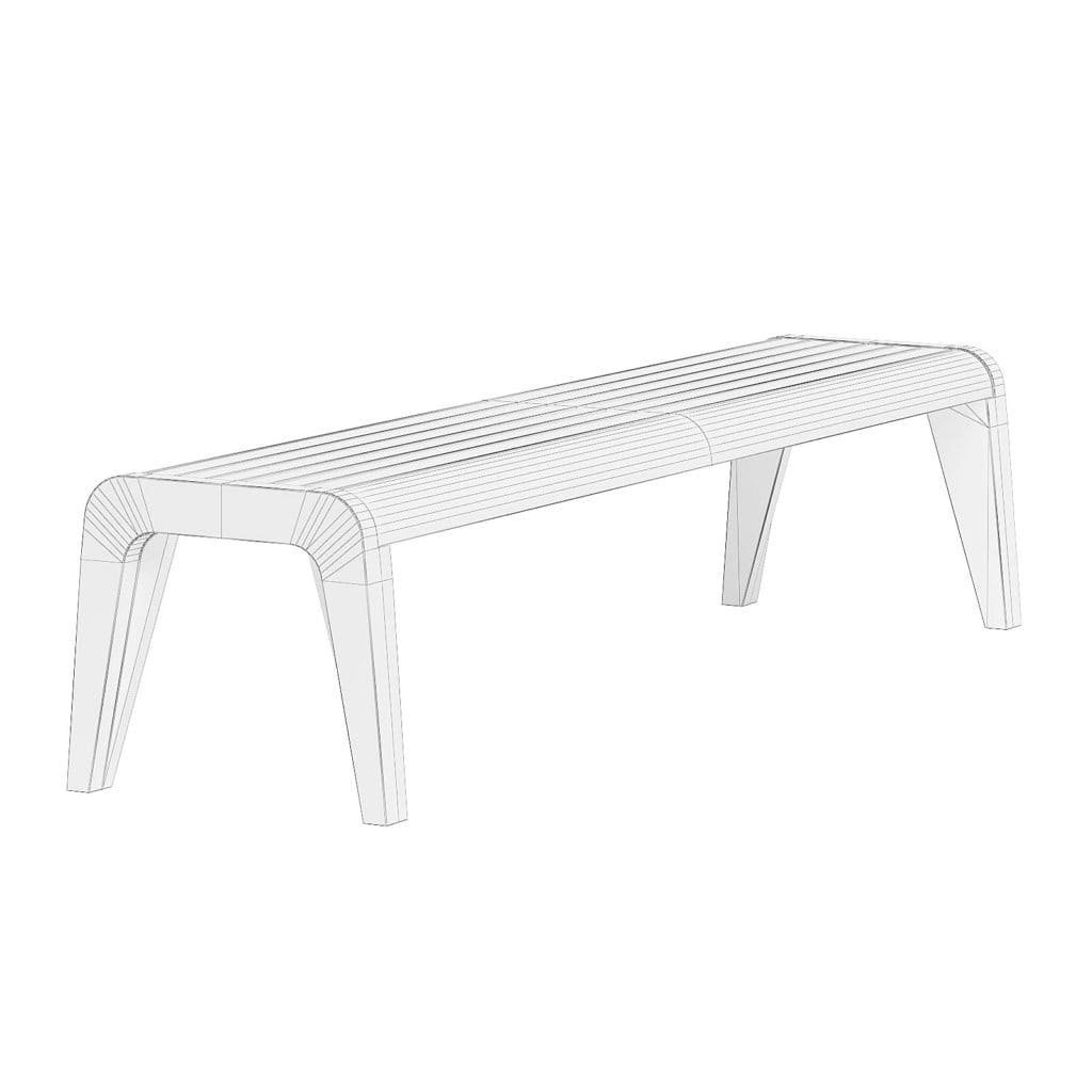 Bench 3D Model