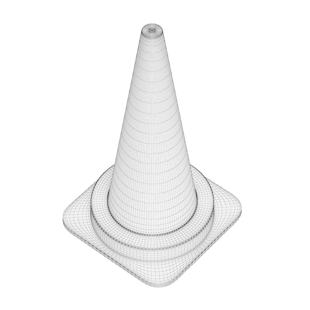 Traffic Cone 3D Model