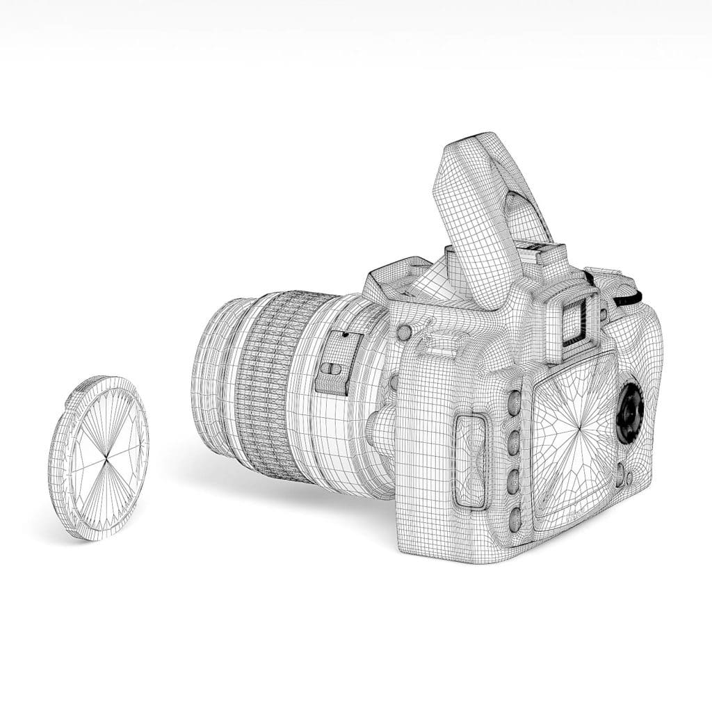 Photo Camera 3D Model