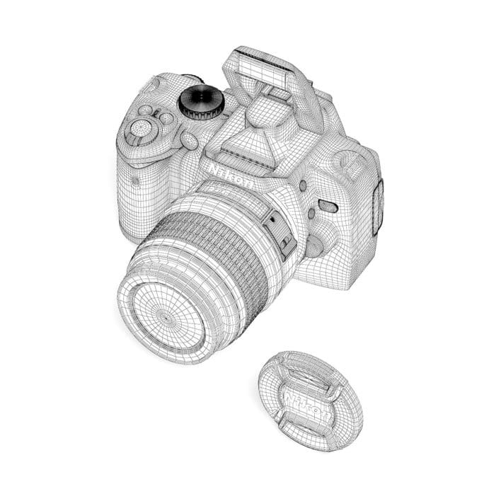 Photo Camera 3D Model
