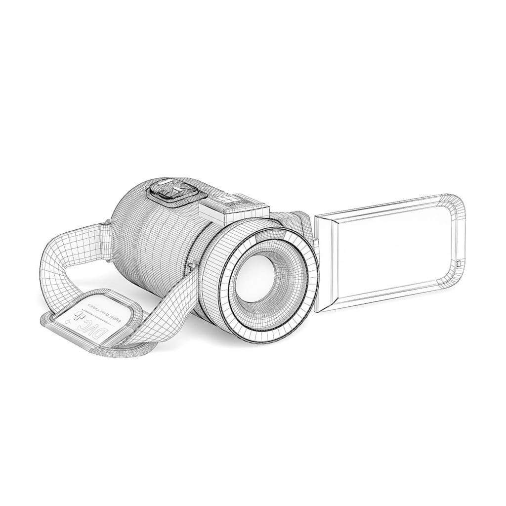 Movie Camera 3D Model