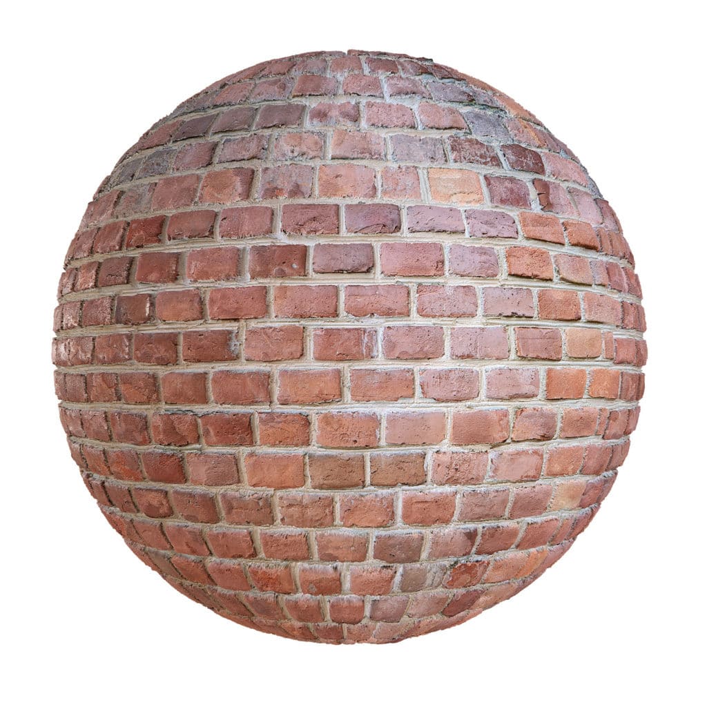 Red Brick Wall PBR Texture
