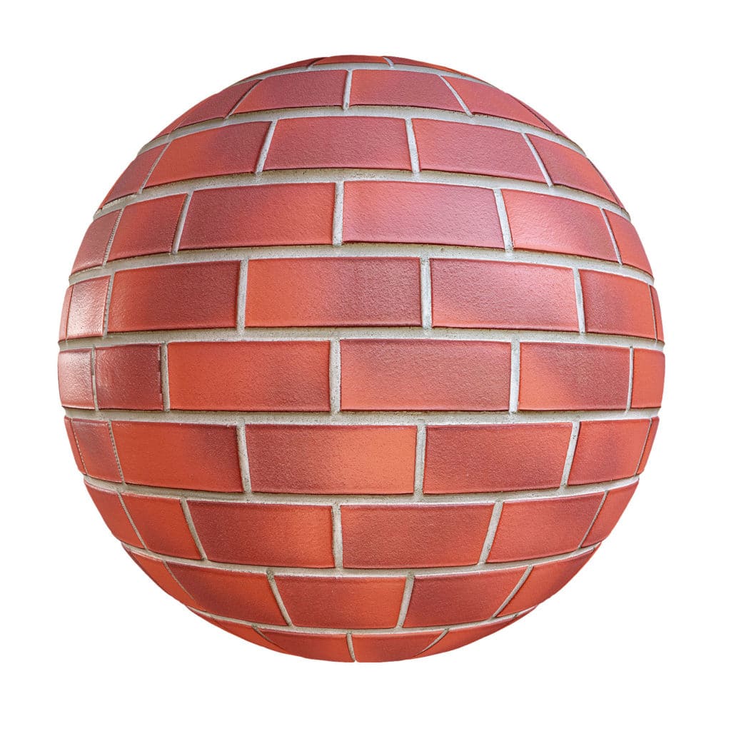 Red Brick Wall PBR Texture