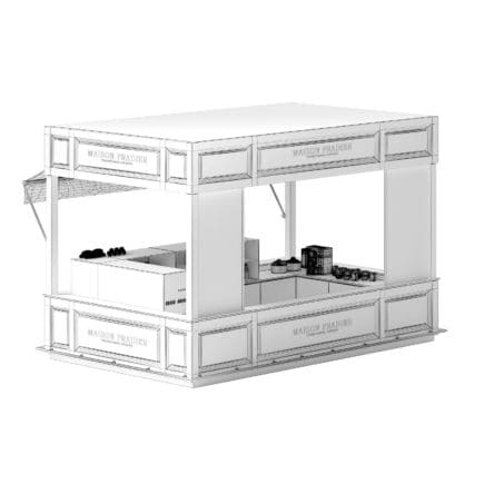 Food Stall 3D Model