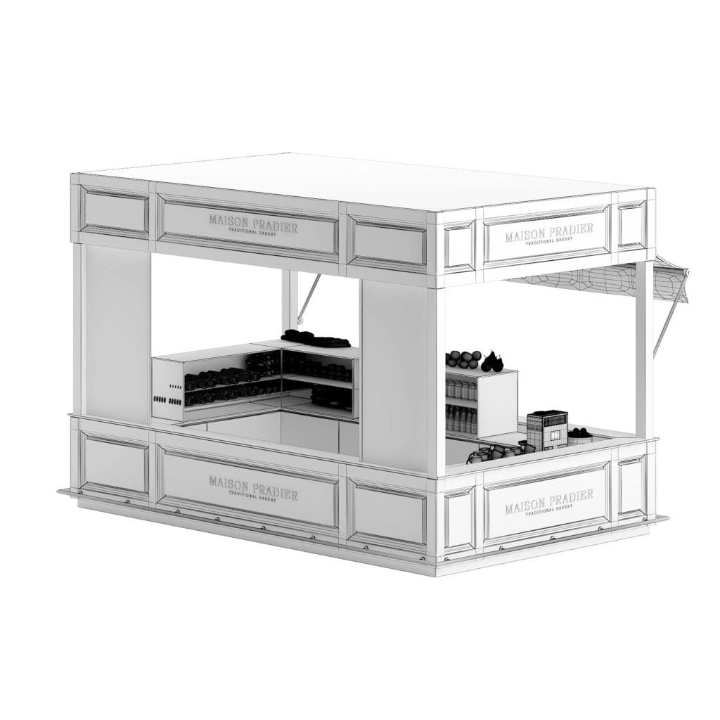 Food Stall 3D Model
