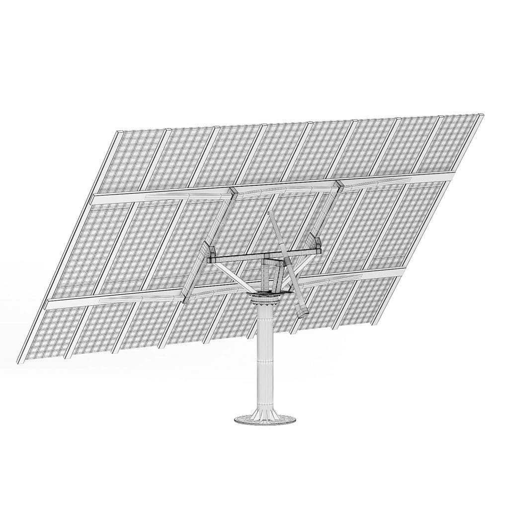 Large Solar Panel 3D Model