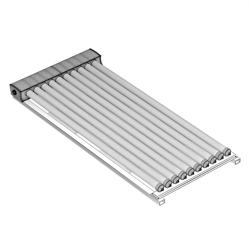 Solar Heating Panel 3D Model