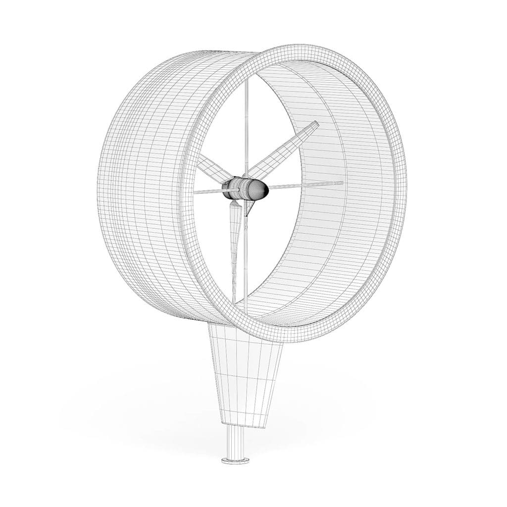 Small Wind Turbine 3D Model