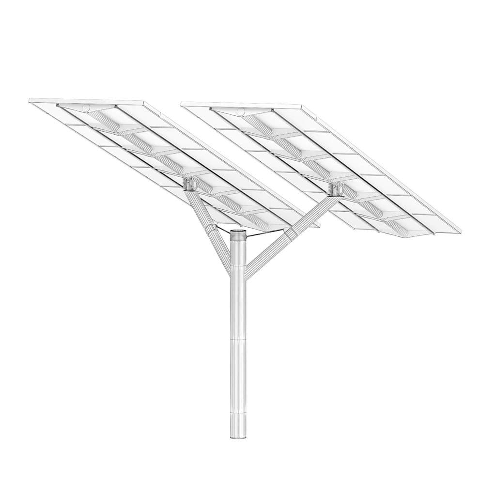 Large Solar Panel 3D Model