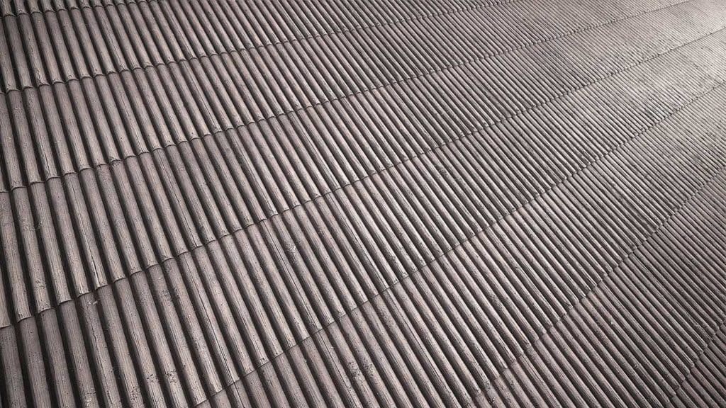 Asbestic Roof with Moss PBR Texture