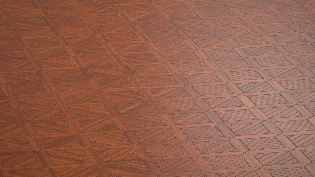 Baroque Wood Parquet PBR Texture