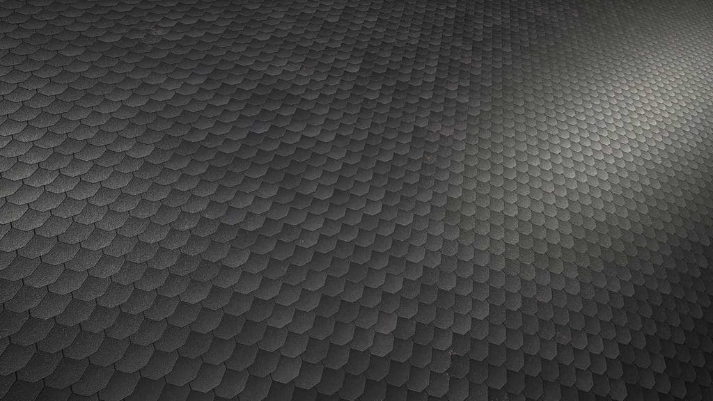 Black Asphalt Shingle PBR Texture
