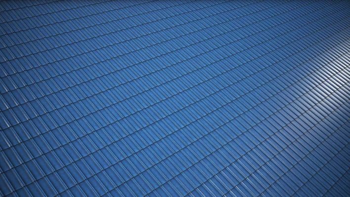 Blue Metal Roof PBR Texture