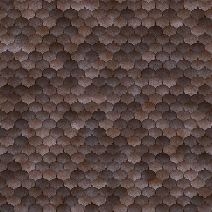 Brown Ceramic Roof PBR Texture