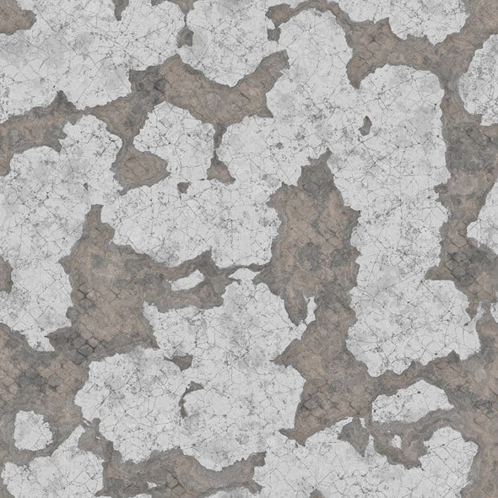 Damaged White Painted Wall PBR Texture