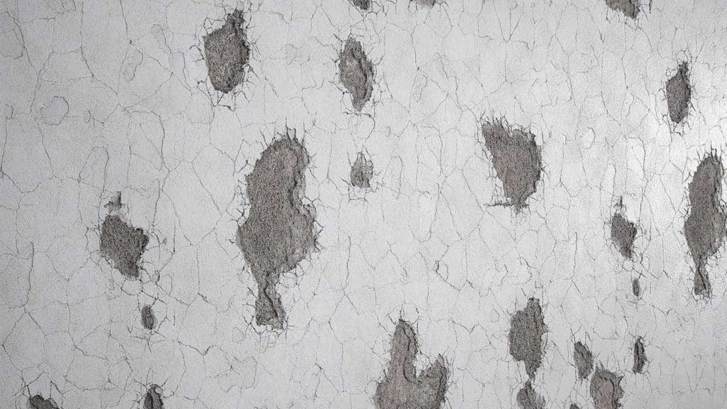 Damaged White Wall PBR Texture