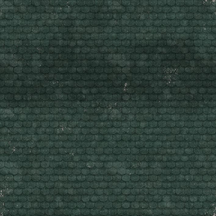 Green Asphalt Shingle PBR Texture