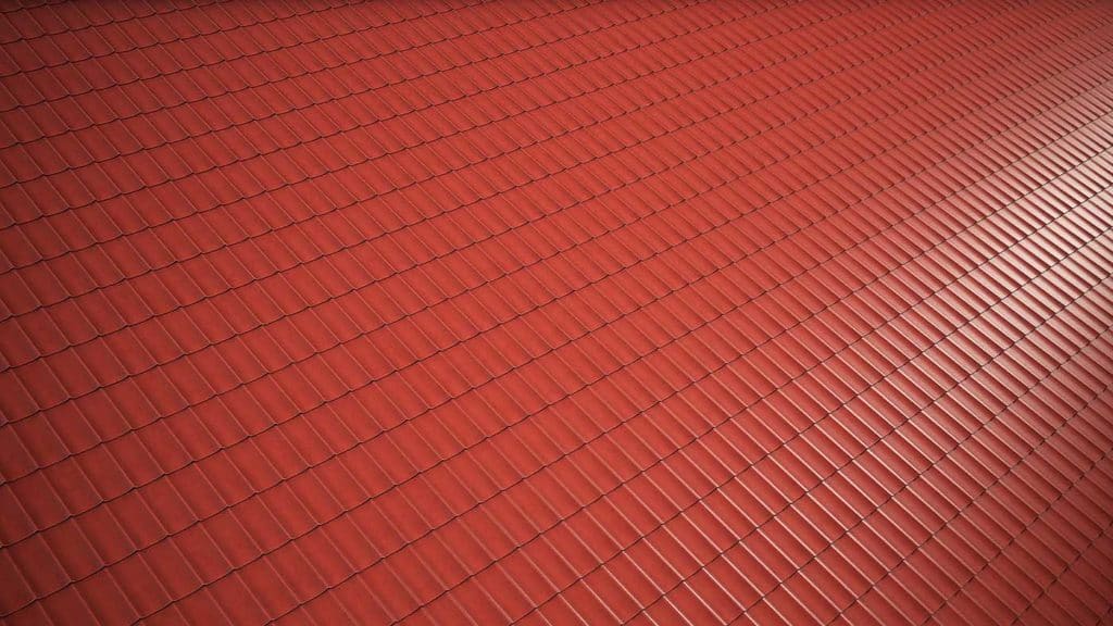 Red Metal Roof PBR Texture