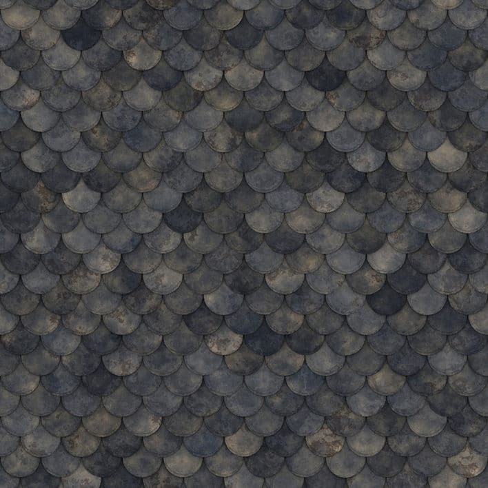 Round Stone Roof PBR Texture