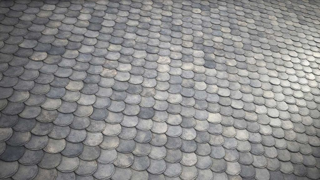 Round Stone Roof PBR Texture