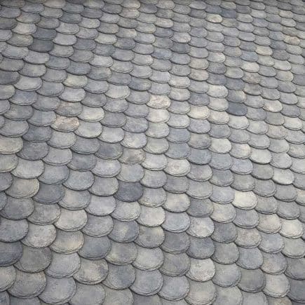 Round Stone Roof PBR Texture