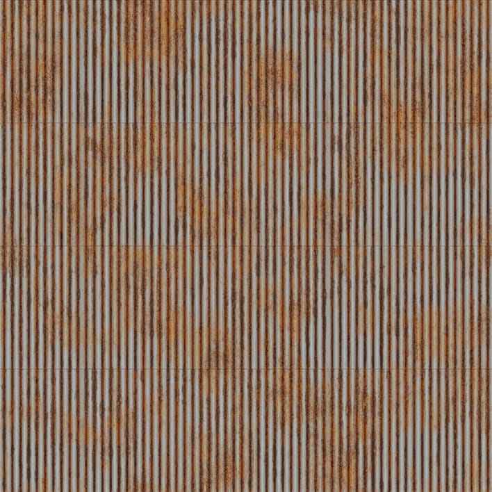 Rusty Metal Roof PBR Texture