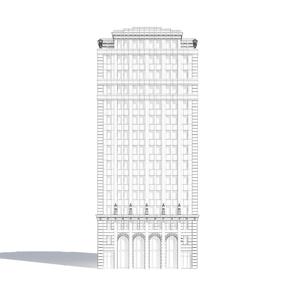 Tall Building 3D Model