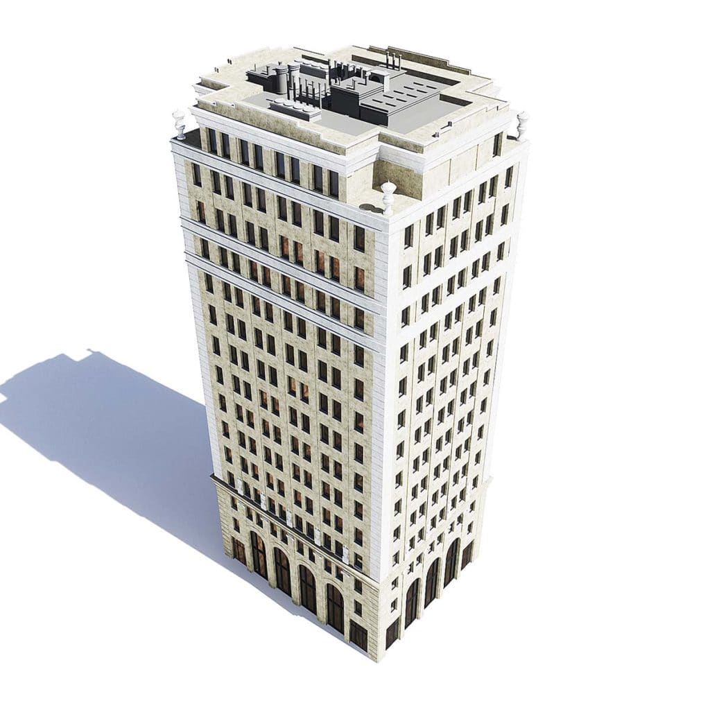 Tall Building 3D Model