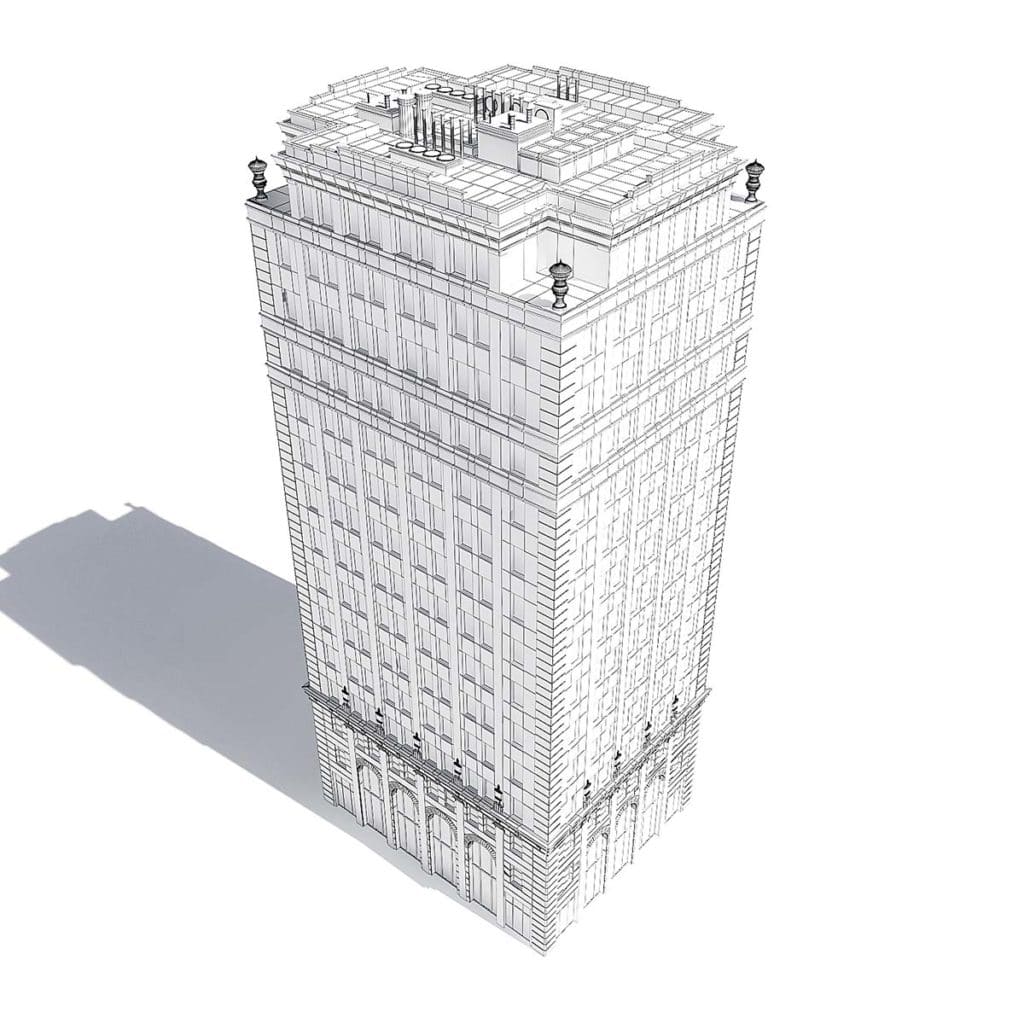 Tall Building 3D Model