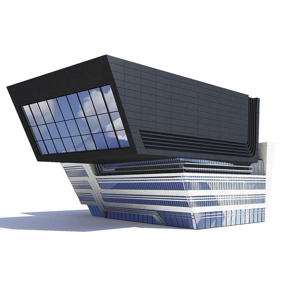 Library Building 3D Model