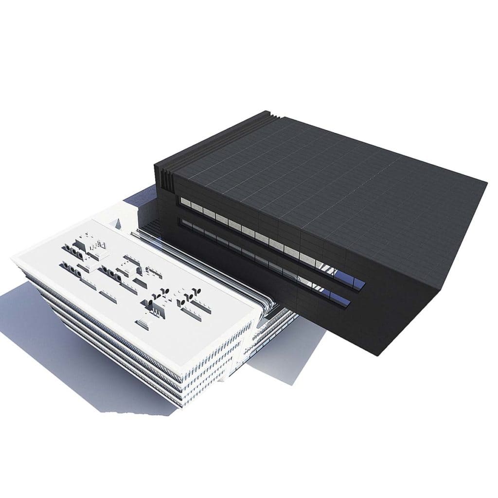 Library Building 3D Model