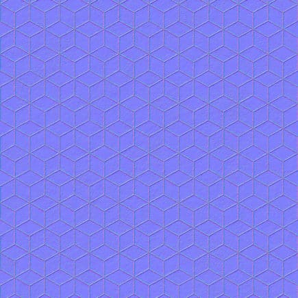 Cube Concrete Pavement PBR Texture