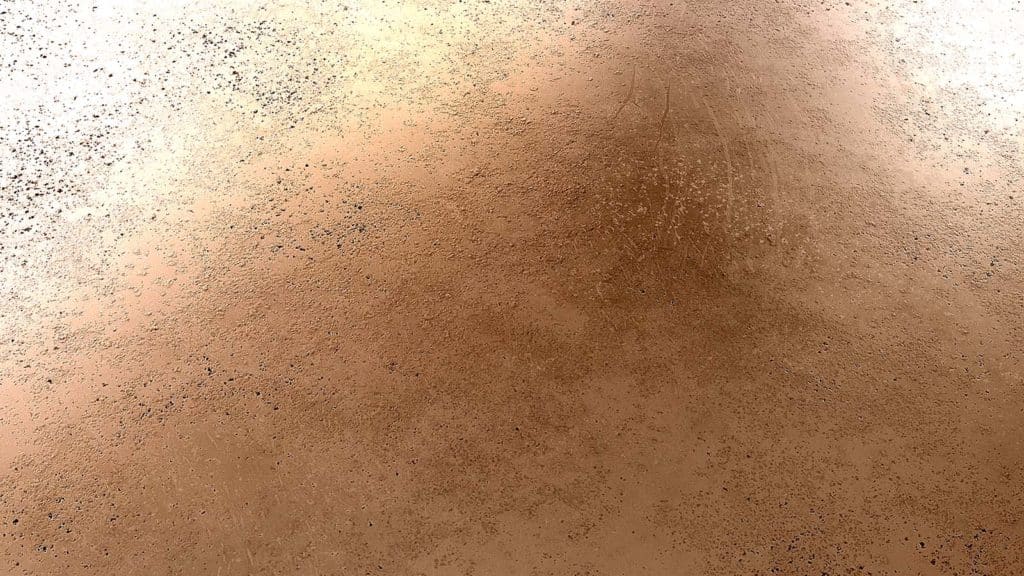 Damaged Brass Metal PBR Texture
